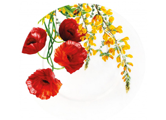 FIELD FLOWERS PLATES SET